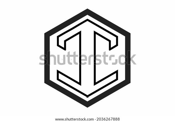 Simple Black White Letter C Logo Stock Vector (Royalty Free) 2036267888 ...