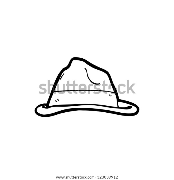 Simple Black White Line Drawing Cartoon Stock Vector (Royalty Free ...
