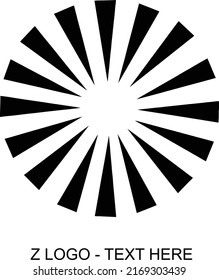 Simple Black White Logo Stock Vector (Royalty Free) 2169303439 ...