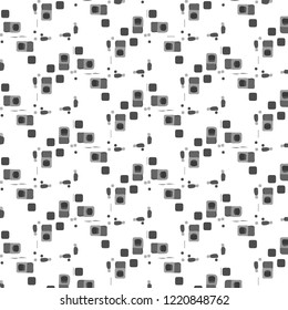 Simple Black White Vector Illustration Abstract Stock Vector (Royalty ...