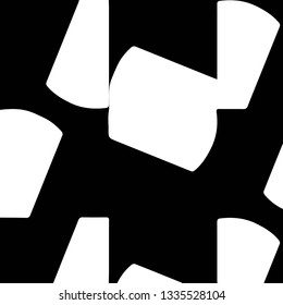 Simple Black White Vector Illustration Abstract Stock Vector (Royalty ...