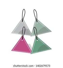 Simple Blank Tag Design On White Stock Vector (Royalty Free) 1402679573 ...