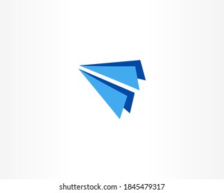 Simple Blue Icon Company Shape Logo Stock Vector (Royalty Free ...