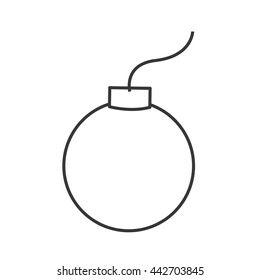 Simple Bomb Icon Stock Vector (Royalty Free) 442703845 | Shutterstock