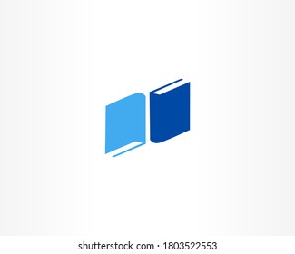 Simple Books Logo Vector Education Stock Vector (Royalty Free ...