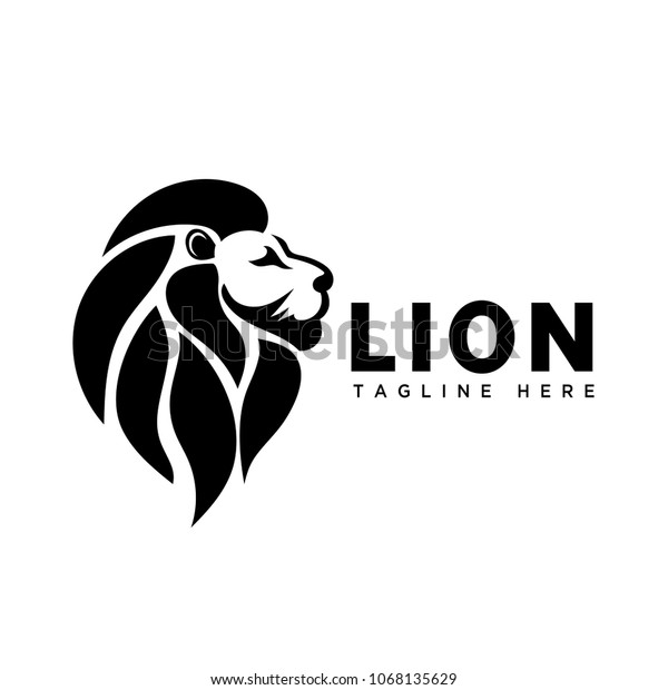 Simple Brave Art Head Logo Stock Vector (Royalty Free) 1068135629 ...