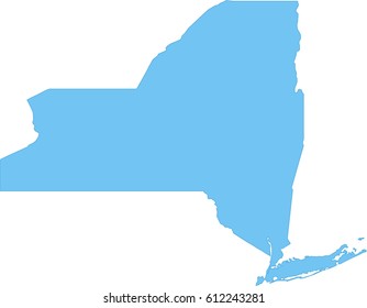 Simple Bright Blue Texas Map Stock Vector (Royalty Free) 612243281 ...