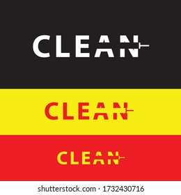 Simple Bright Cleaning Logo Stock Vector (Royalty Free) 1732430716 ...