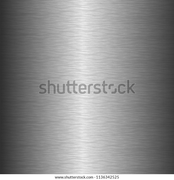 Simple Brushed Metal Texture Shiny Surface Stock Vector (Royalty Free ...