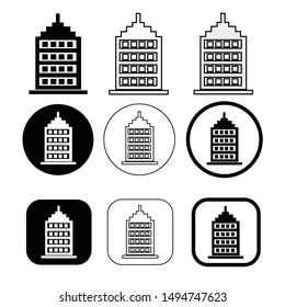 Simple Building Icon Sign Design Stock Vector (Royalty Free) 1494747623 ...
