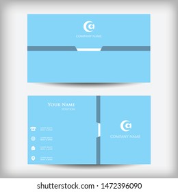 Simple Business Card Background Elegant Vector Stock Vector (Royalty ...