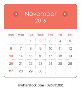 Simple Calendar May 2016 Stock Vector (Royalty Free) 326831153 ...