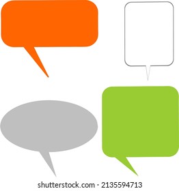Simple Call Out Flat Illustration Vector Stock Vector (Royalty Free ...