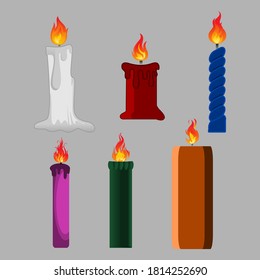 Illustration Three Candles Stock Vector (Royalty Free) 23162314