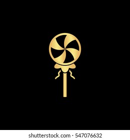 Simple Candy Gold Symbol Icon On Stock Vector (Royalty Free) 547076632 ...