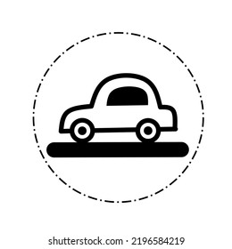 Simple Car Logo Simple Symbol Stock Vector (Royalty Free) 2196584219 ...