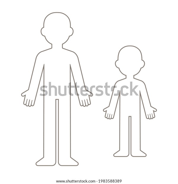 239 Child Body Shape Cutout Images, Stock Photos & Vectors | Shutterstock
