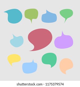 Simple Chat Bubble Stock Vector (Royalty Free) 1175379574 | Shutterstock