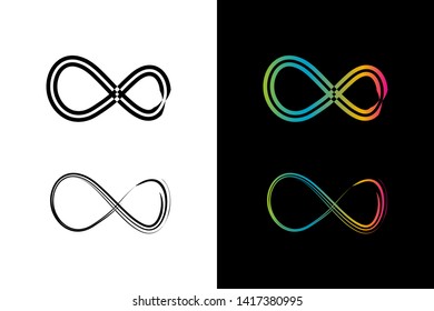 Simple Clean Illustration Infinity Symbol Stock Vector (Royalty Free ...