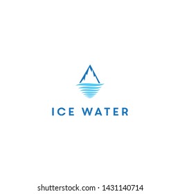 Simple Clean Logo Design Ice Water Stock Vector (Royalty Free ...