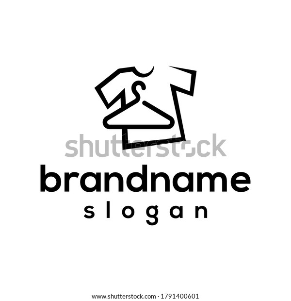 Simple Clothing Logo Design Vector Stock Vector (Royalty Free ...