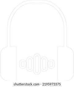 Simple Color Headset Logo White Stock Vector (Royalty Free) 2195973375 ...