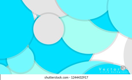 Simple Colorful Circles Background Design Vector: เวกเตอร์สต็อก (ปลอด ...
