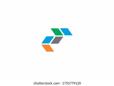 Simple Colorful Logo Design Element Stock Vector (Royalty Free ...