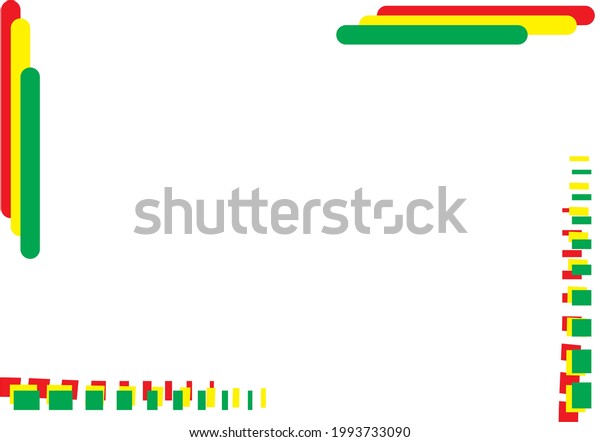 Simple Coloring Catalog Background On White Stock Vector (Royalty Free ...