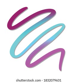 Simple Colour Line Vector Illustration Stock Vector (Royalty Free ...