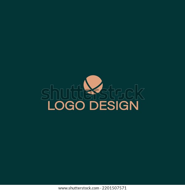 Simple Company Logo Template Form Ball Stock Vector (Royalty Free ...