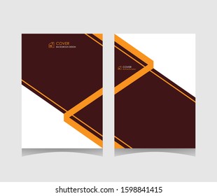 Simple Cover Background Template Elegant Minimalist Stock Vector ...