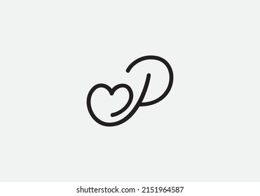 Simple Creative Love Font Sign Love Stock Vector (Royalty Free ...
