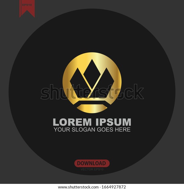 Simple Crown Abstract Concept Logo Icon Stock Vector (Royalty Free ...