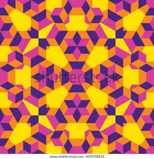 Simple Cube Optical Illusion Psychedelic Trippy Stock Vector (Royalty ...
