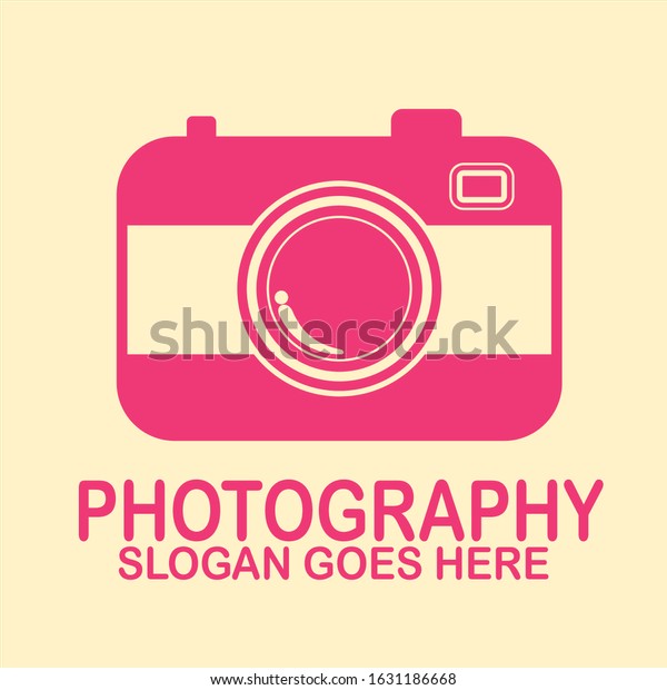 Simple Cute Camera Photography Logo Desaign Stock Vector (Royalty Free ...
