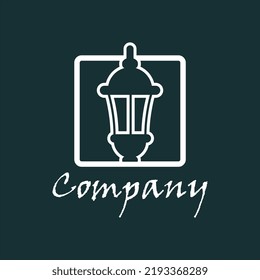 Simple Design City Lights Logo Illustration Stock Vector (Royalty Free ...