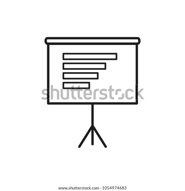Simple Diagram Chart Icon Trendy Flat Stock Vector (Royalty Free ...