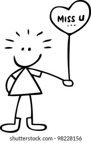 2,455 Miss you cartoon Images, Stock Photos & Vectors | Shutterstock