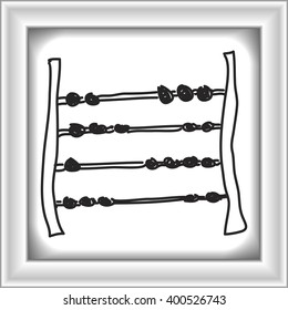 Simple Doodle Hand Drawn Abacus Stock Vector (Royalty Free) 400526743 ...