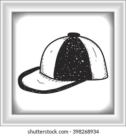 Simple Doodle Hand Drawn Cap Stock Vector (Royalty Free) 394980118