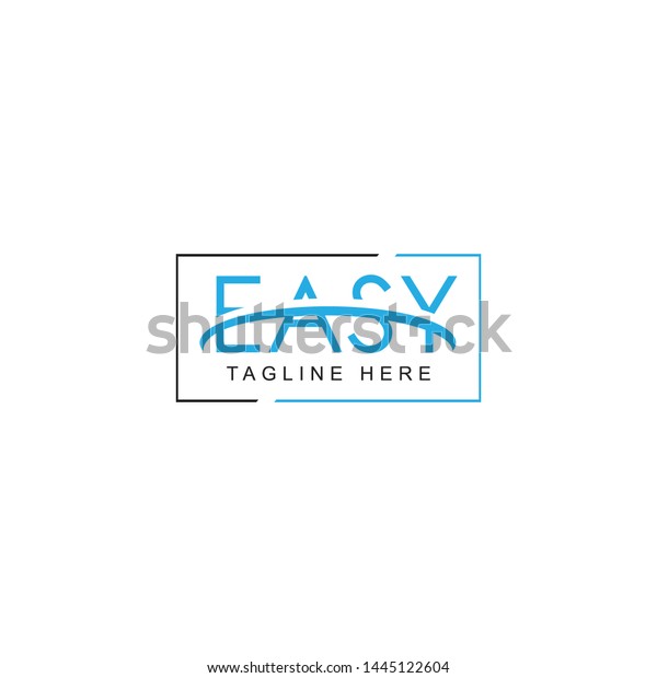 Simple Easy Web Designs Business Logos Stock Vector (Royalty Free ...