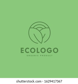 Simple Ecology Logo Icon Design Stock Vector (Royalty Free) 1629417367 ...