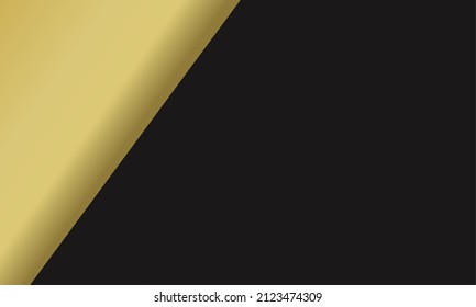 Simple Elegant Black Gold Background Stock Vector (Royalty Free ...