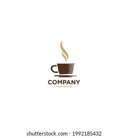 Simple Elegant Coffee Cup Logo Suitable Stock Vector (Royalty Free ...