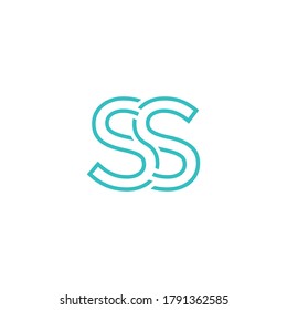 Simple Elegant Letter Ss Logo Design Stock Vector (Royalty Free ...