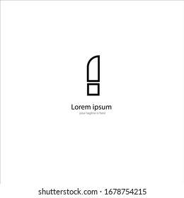 Simple Elegant Logo Letter Grey Colour Stock Vector (Royalty Free ...