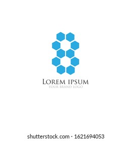 Simple Elegant Logo Number 8 Stock Vector (Royalty Free) 1621694053 ...