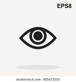 Simple Eye Icon Logo Sign Vector Stock Vector (Royalty Free) 405672010