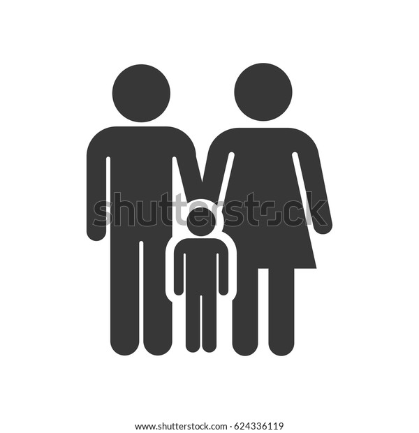 Simple Family Icon Stock Vector (Royalty Free) 624336119 | Shutterstock